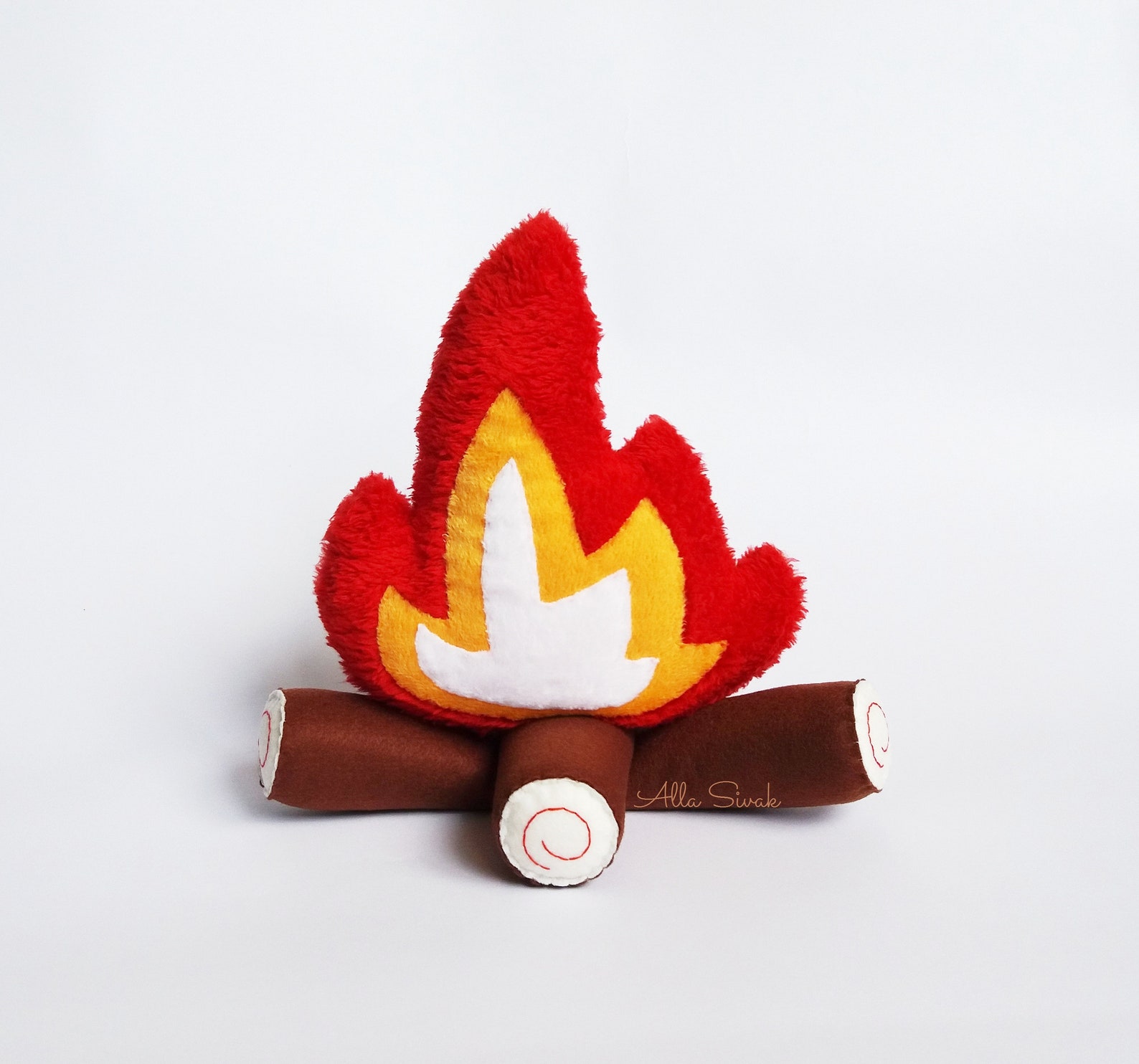 Campfire Toy Plush Campfire Woodland Decor Campfire Pillow - Etsy