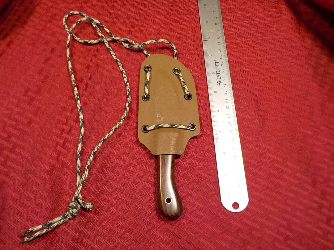 Kneck Knife With Kydex Sheath - Etsy