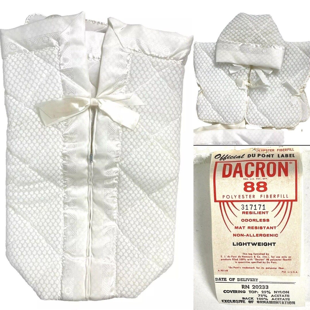 Swaddling Papoose Vintage Christening Presentation Zip Blanket W/cap ...