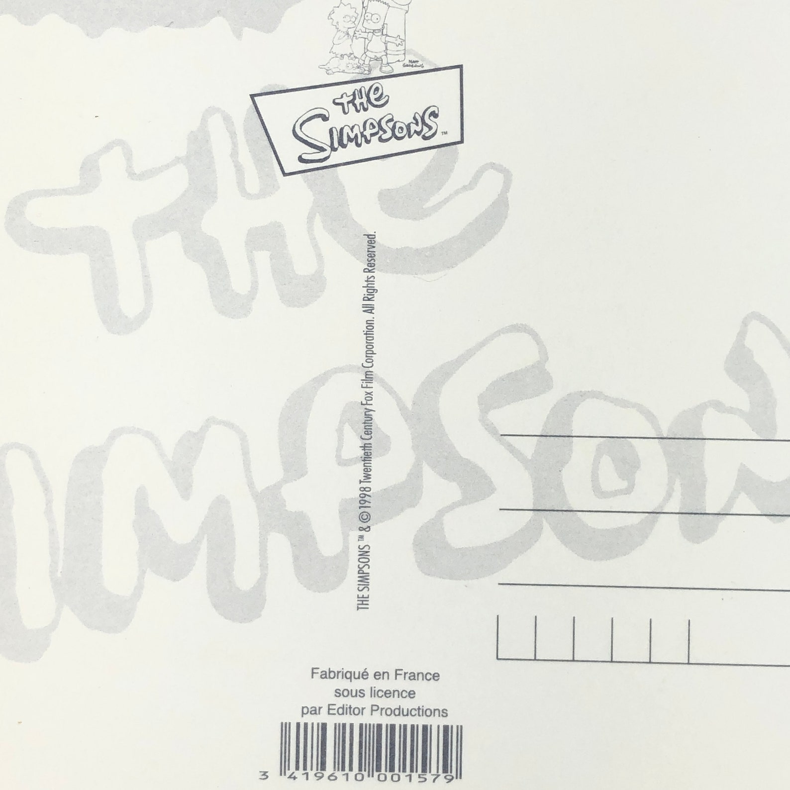 Vintage the Simpsons Homer Couch Happy Birthday 1998 Large - Etsy