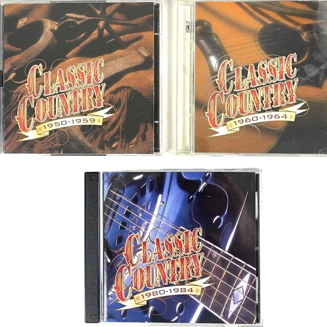 Classic Country Greatest Hits Time-life 3 Double Disc CD Sets 90trks ...