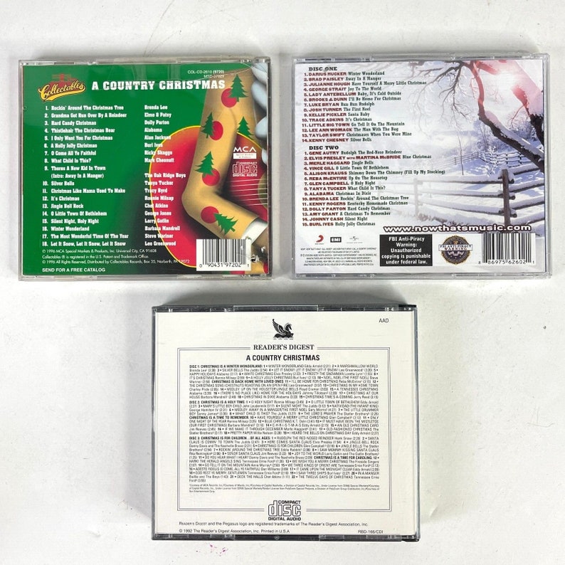 Country Christmas 3 CD Bundle Now Thats What I Call Xmas 2CD + Readers ...