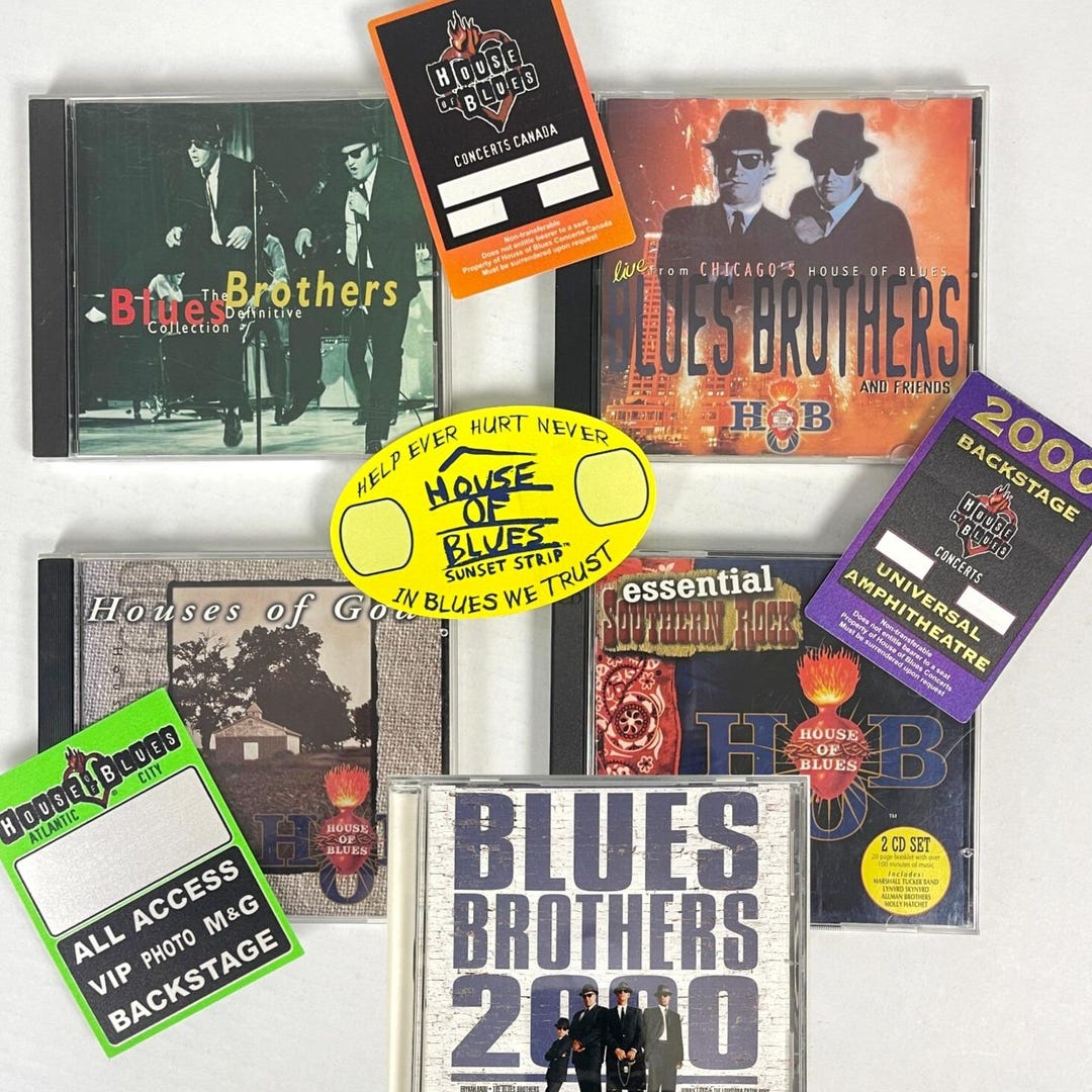 Blues Brothers Essential Collection Live Chicago HOB 9 Concert Pass CD ...