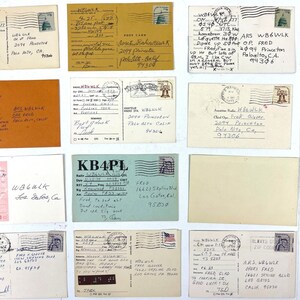 Amatuer Ham Radio Vintage QSL Card 21 Bundle 1970s/80s USA Many States ...