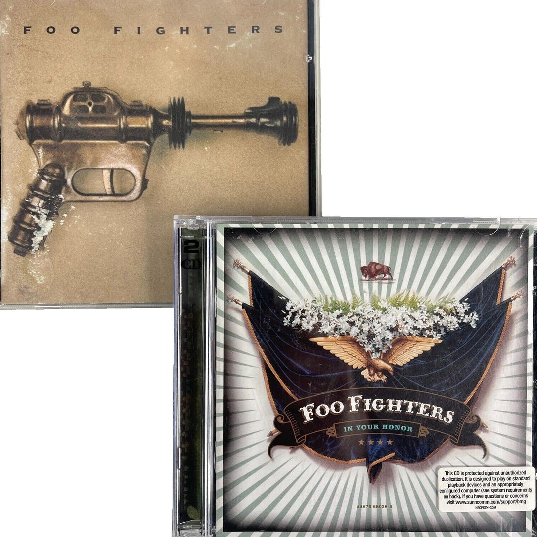 Foo Fighters 2 CD Bundle 1995 Debut + in Your Honor 2xcd 2005 Dave ...
