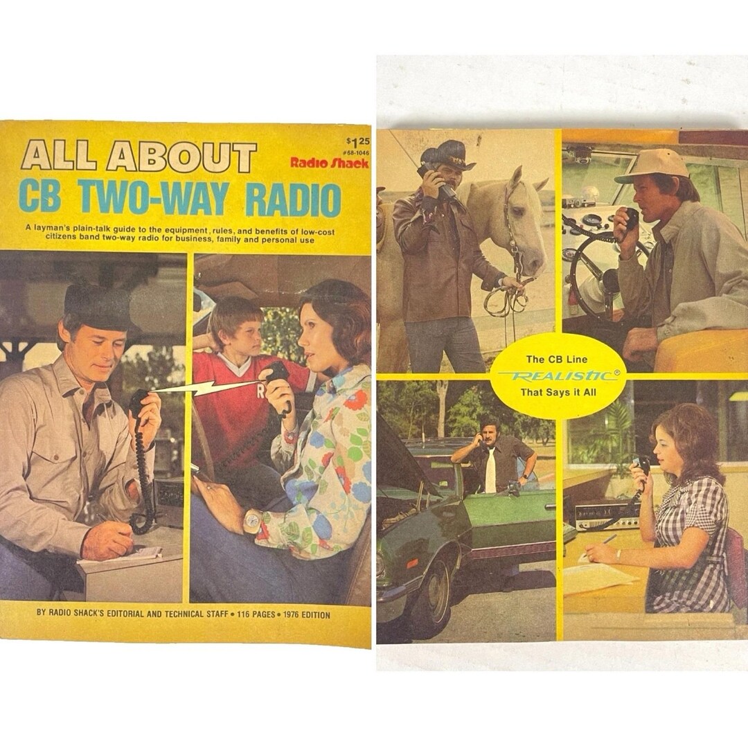 Radio Shack All About Two-way CB Radio Vintage Pb Book 1976 Edition ...