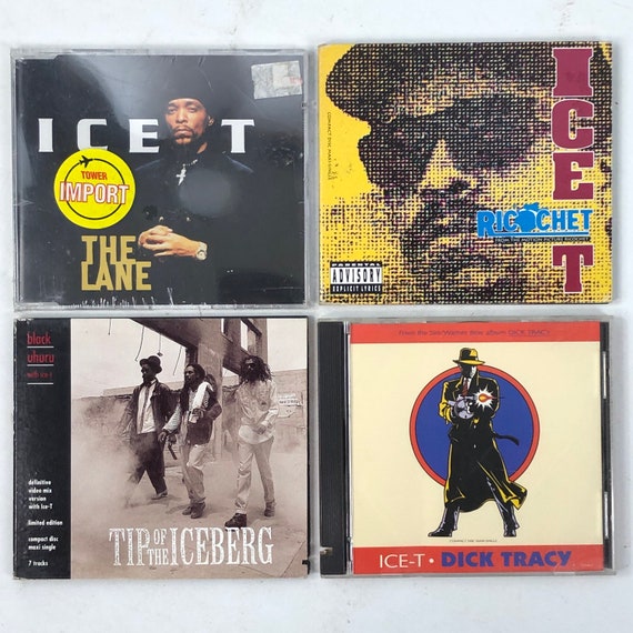 Vintage Ice-t 4 CD Bundle Ricochet Lane Dick Tracy Black Uhuru - Etsy