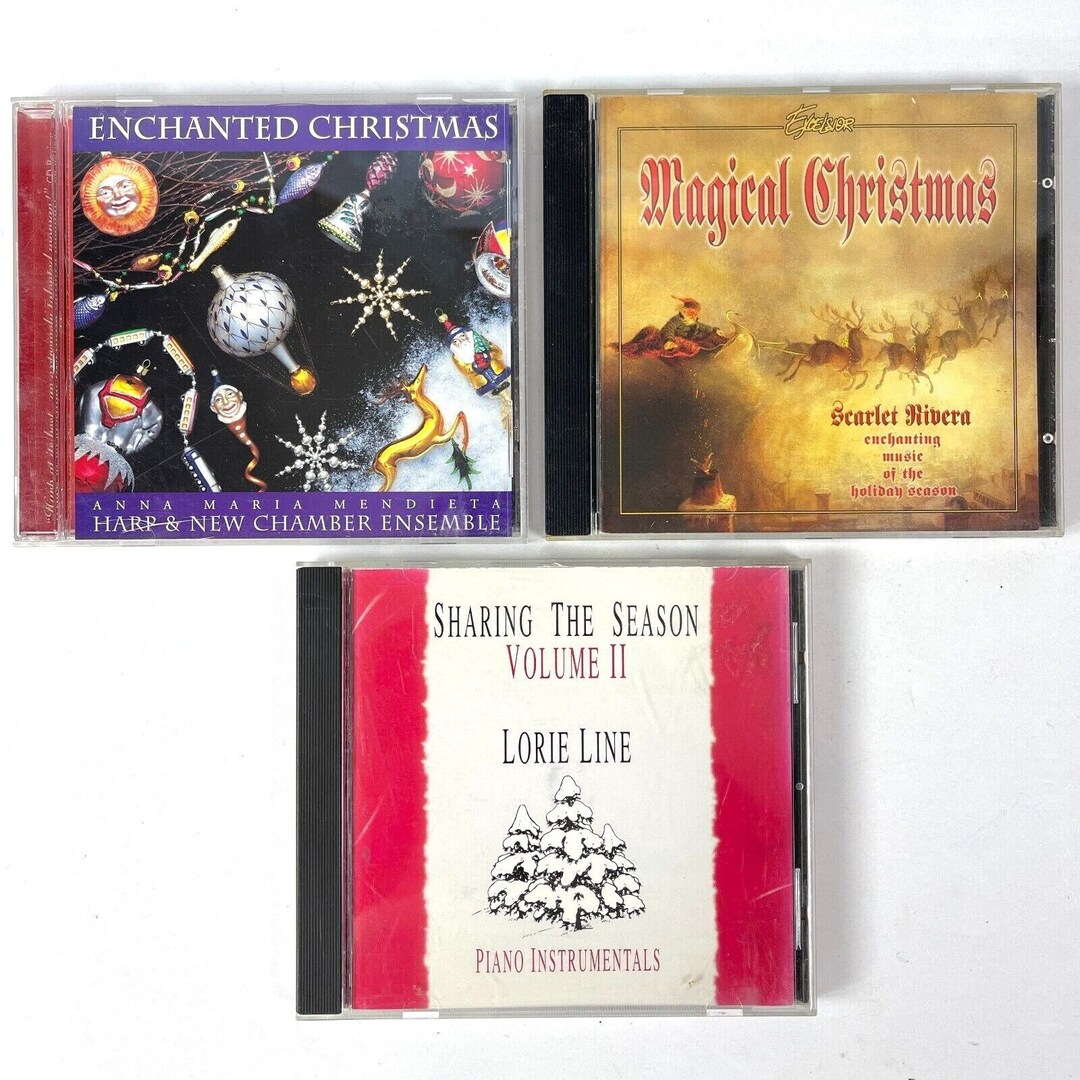 Enchanted Magical Christmas 3 CD Bundle Lorie Line Scarlet Rivera Anna ...