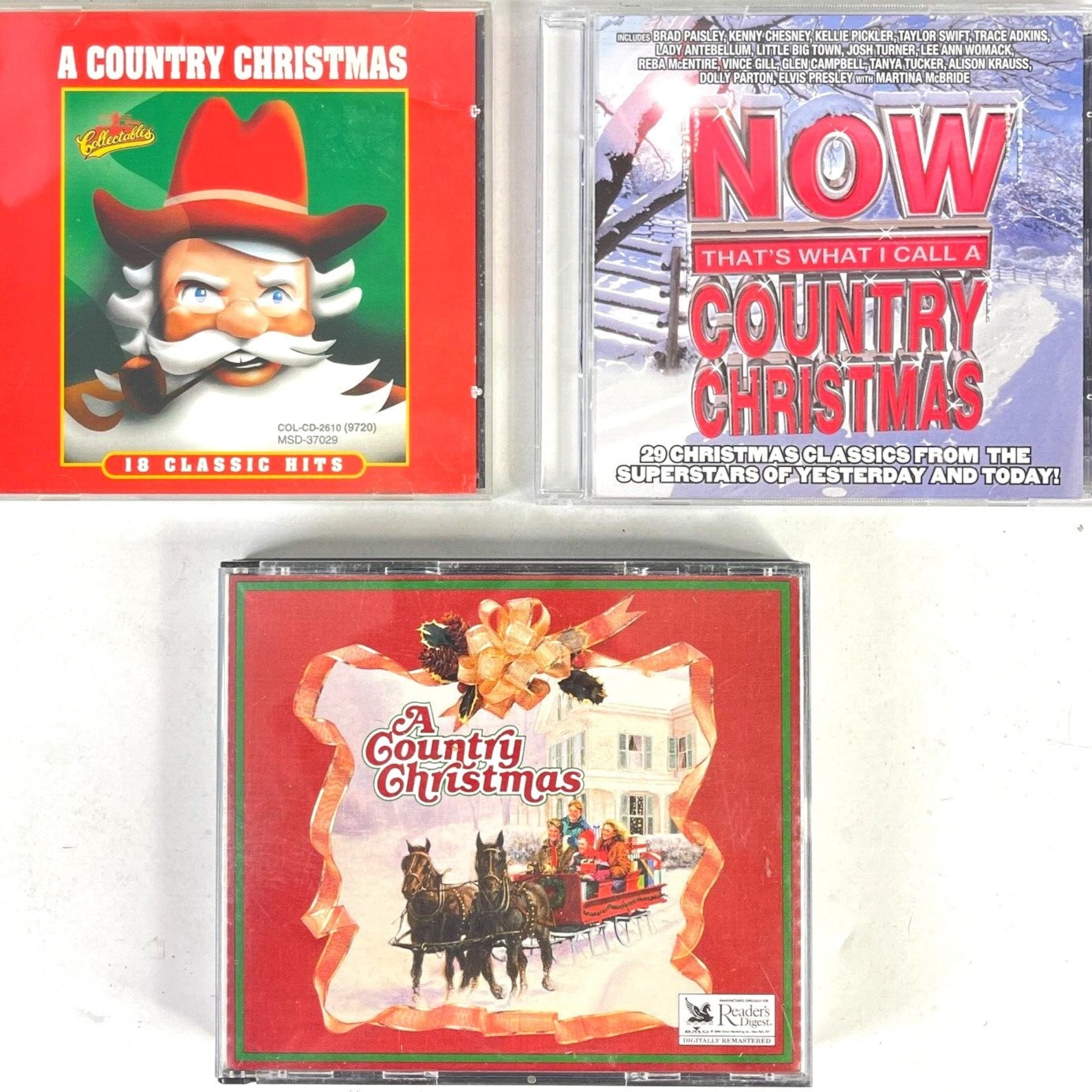 Country Christmas 3 CD Bundle Now Thats What I Call Xmas 2CD + Readers ...