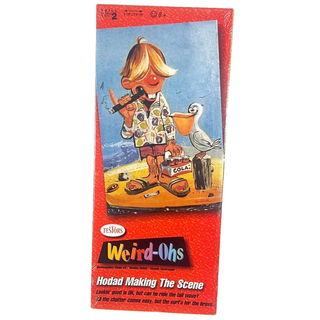 Testors Weird-ohs Hodad Making the Scene Vtg Model Retro Hot Rod ...