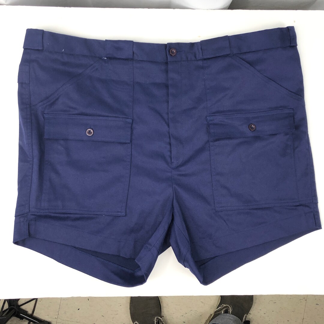 Jonathan Quale Vtg Cargo Shorts 45 True Fit Tall Mens Navy Hong Kong 5 ...