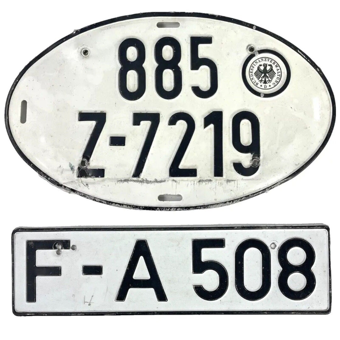 Euro Car Metal License Plates Germany Pub Man Cave Bar Garage Decor F ...