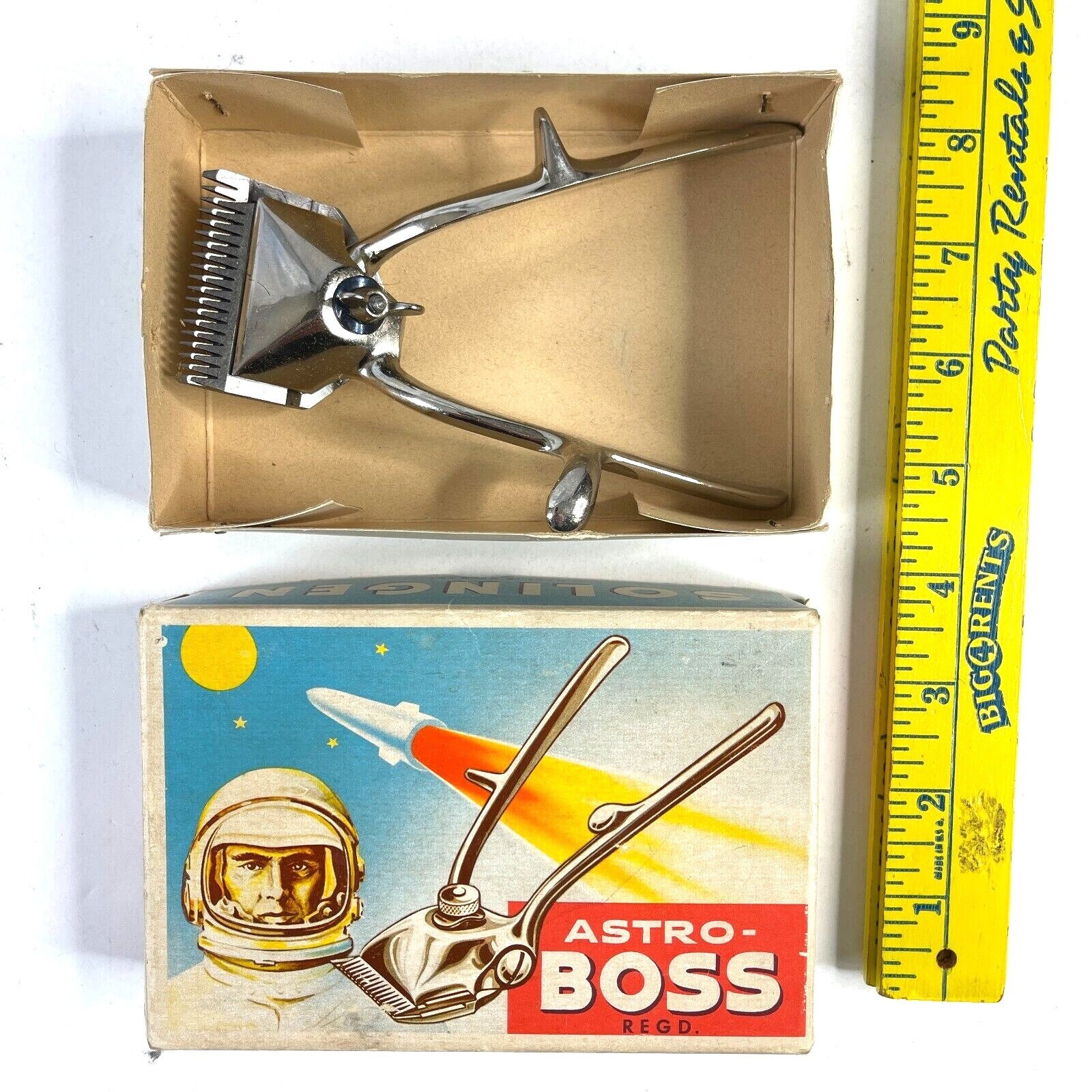 Solingen Astro Boss Vintage Mens Hair Clippers Astronaut Box 1970s ...