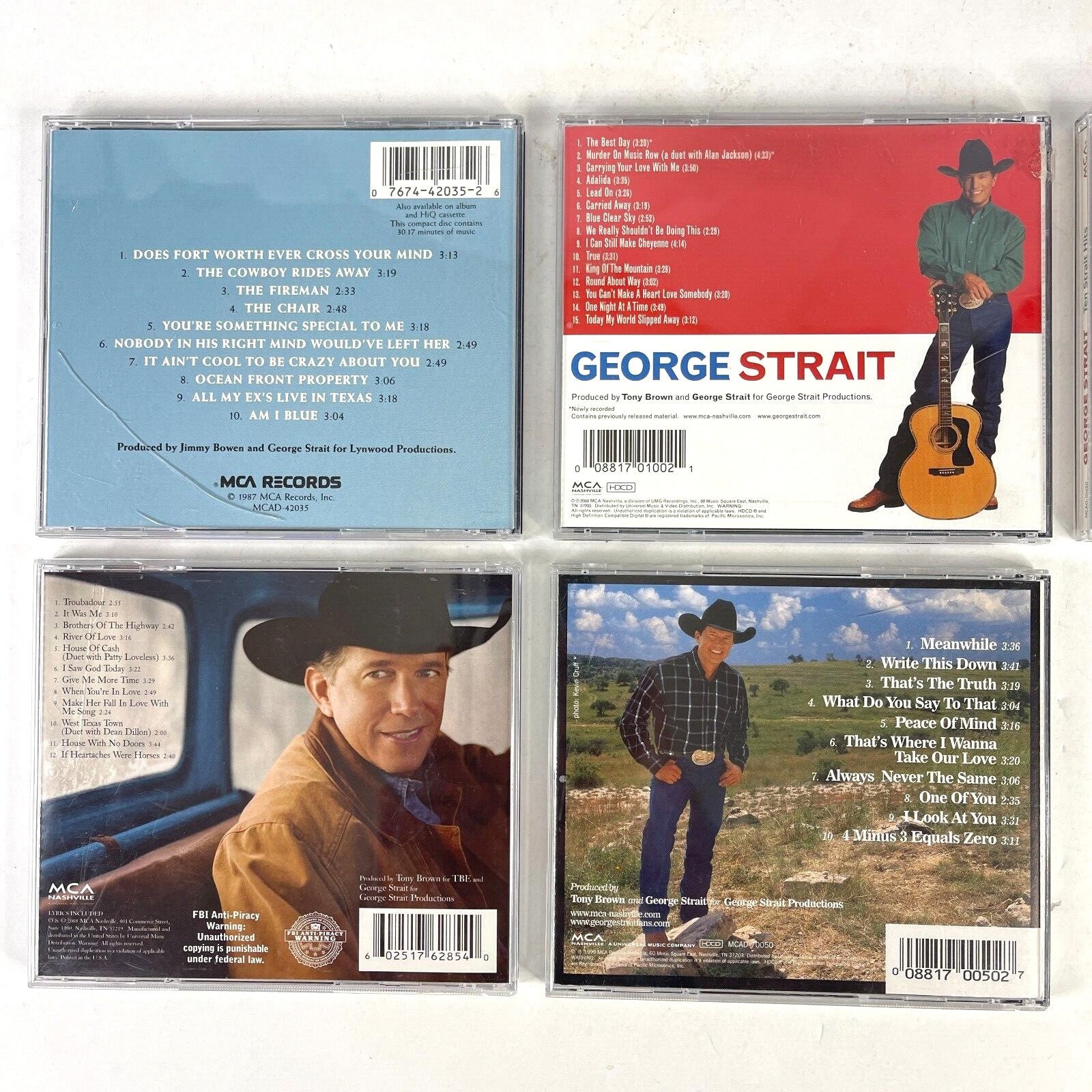 George Strait 5 CD Bundle Troubadour Always Never the Same Latest ...