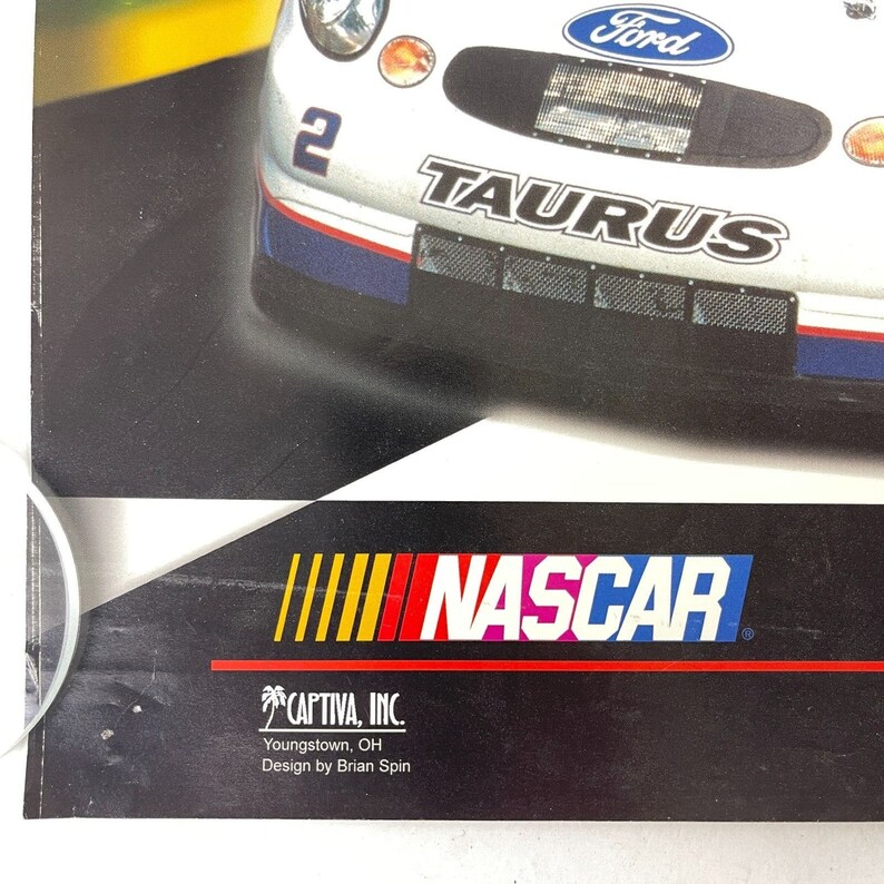 Rusty Wallace Vintage NASCAR Racing Poster 15" X 19" Miller Lite Beer ...