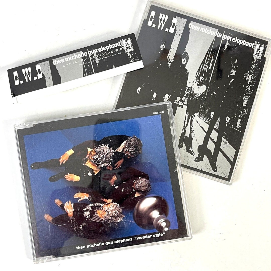 Thee Michelle Gun Elephant 2 CD Bundle Japan G.W.D. Wonder Style OBI ...
