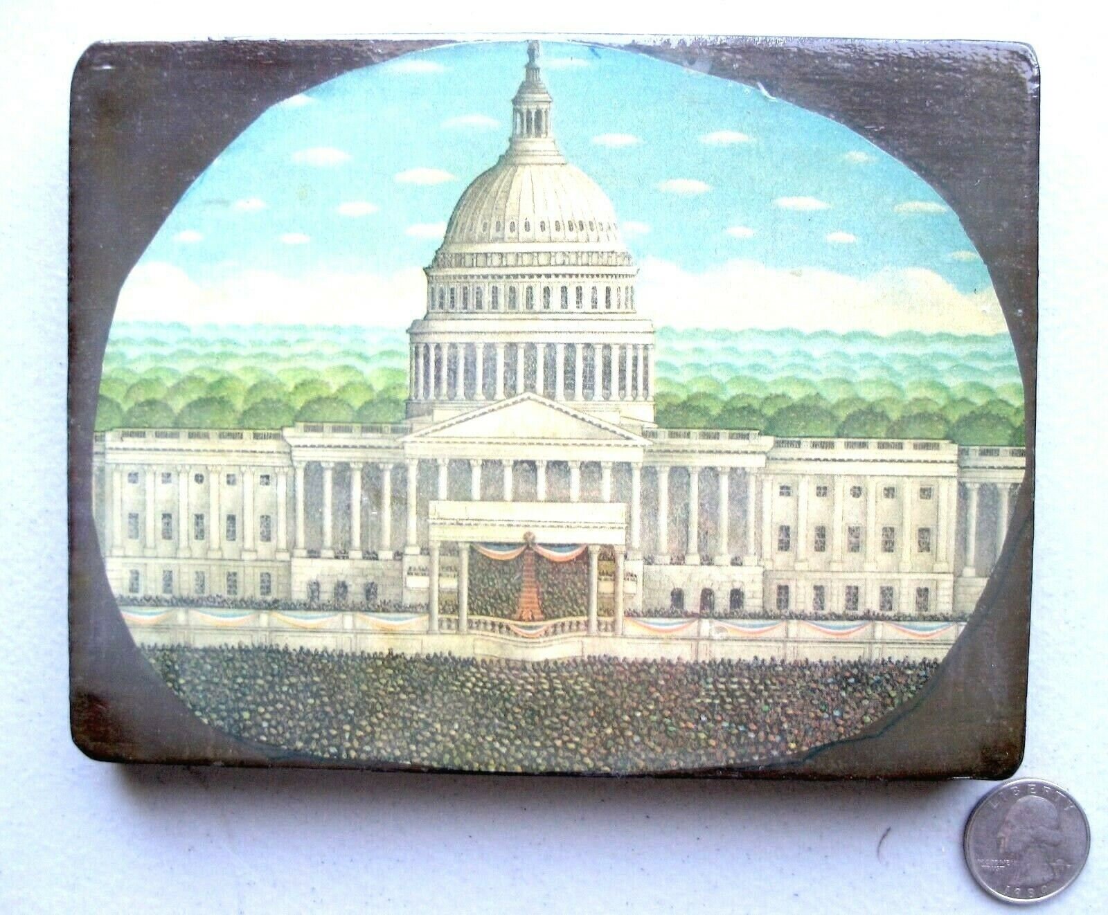 Vintage Capitol Building Washington DC Folk Art Wood Wall - Etsy
