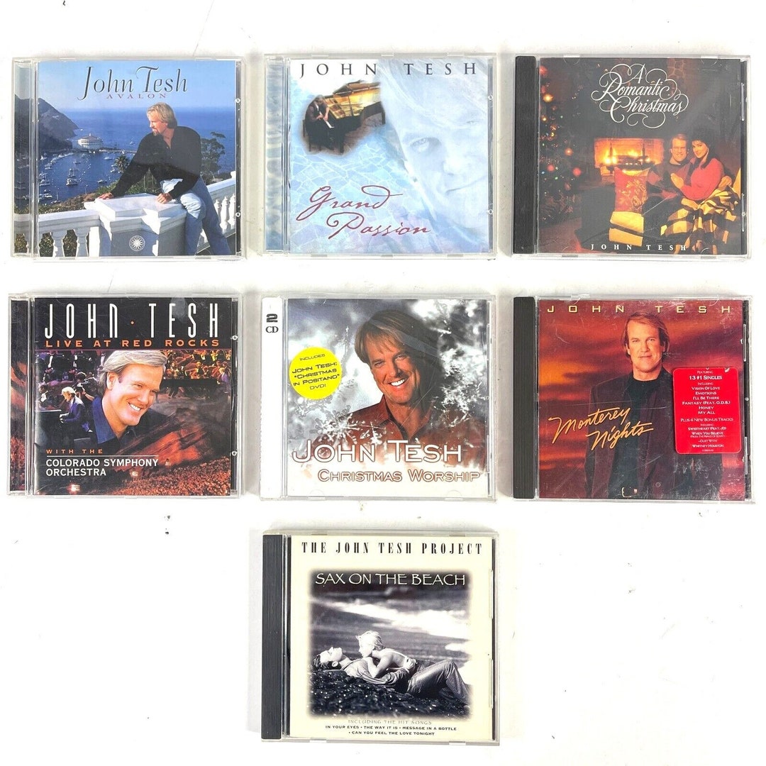 John Tesh 7 CD Bundle Monterey Nights Grand Passion Avalon Live Red ...