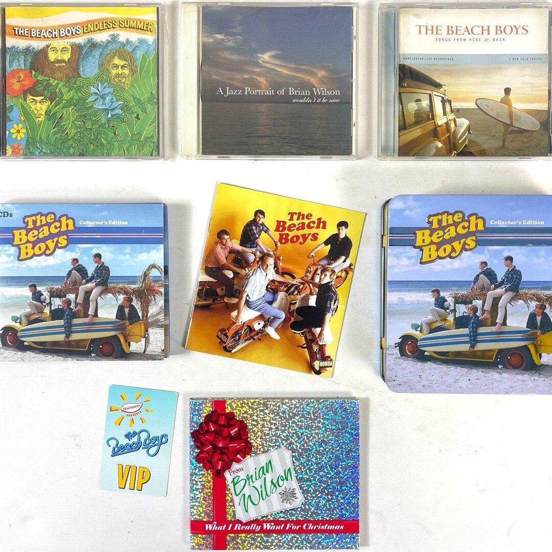Beach Boys Brian Wilson Hits CD VIP Pass Collectors Tin Bundle Endless ...