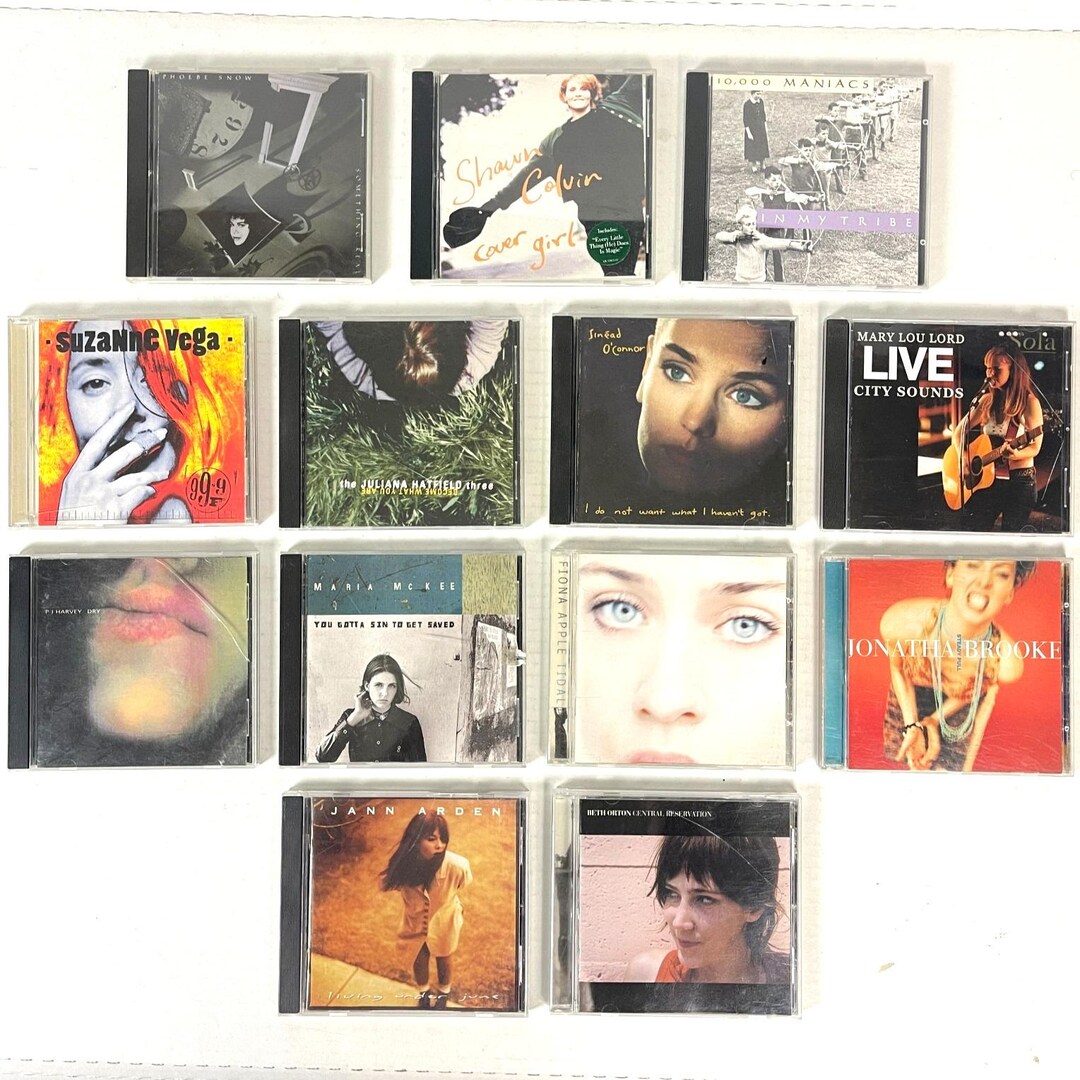 Female 90s Alt Rock Pop 13 CD Bundle PJ Vega Apple Colvin Orton Mckee O ...