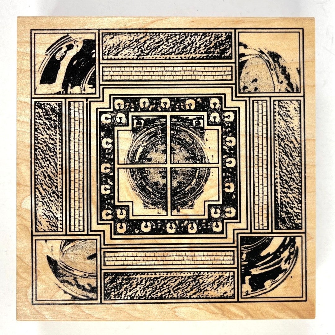 Club Scrap Limited Edition Symmetrical Abstract Collage Large Square ...