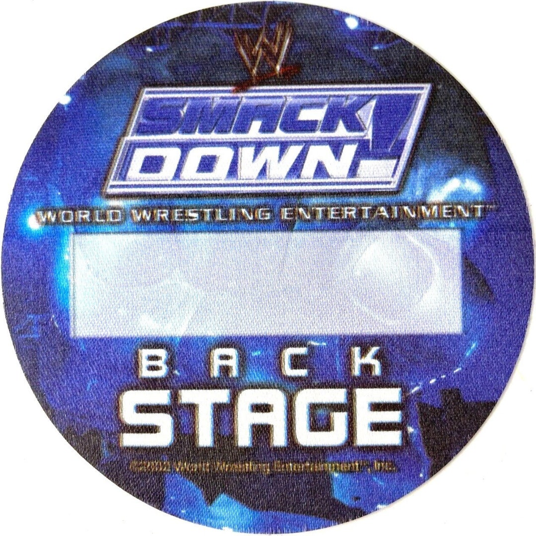 WWE Smackdown 2002 VIP Backstage Pass Otto Sticker World Wrestling ...