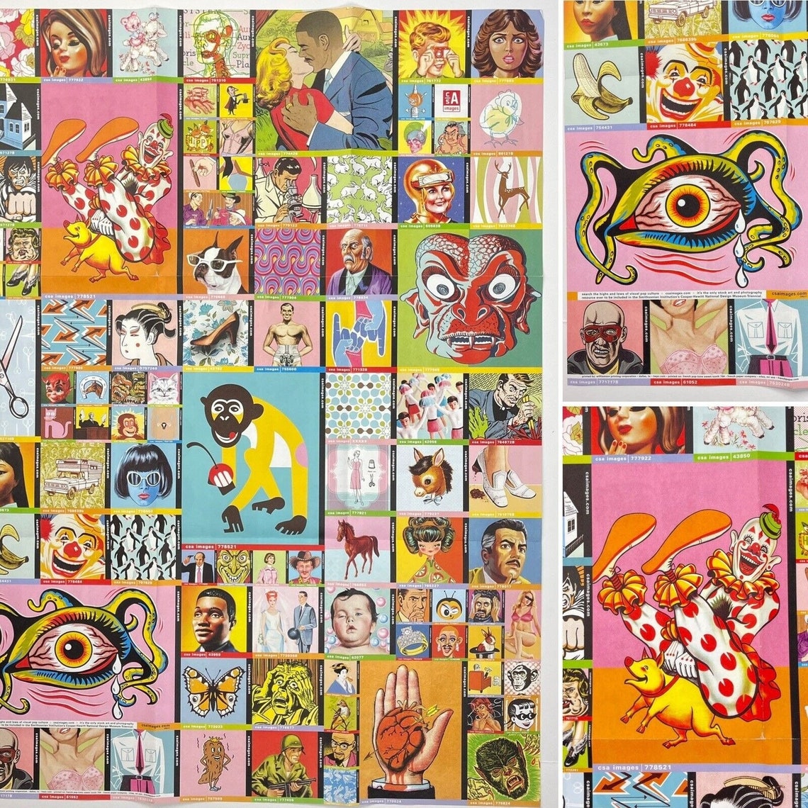 Pop Culture Graphic Stock Vtg French Paper CSA Fold Out Promo Poster ...