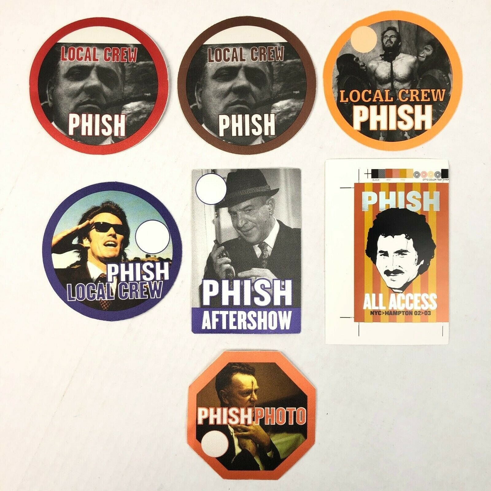 Phish Local Crew All Access Photo Aftershow 7 Vintage Concert Pass ...