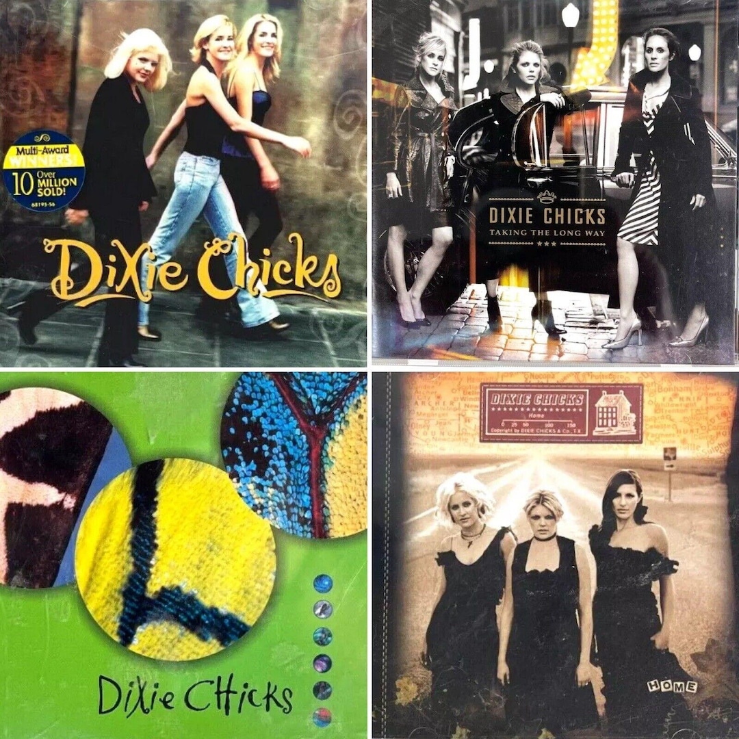 Dixie Chicks 4 CD Bundle Wide Open Spaces HDCD + Fly Green + Home ...