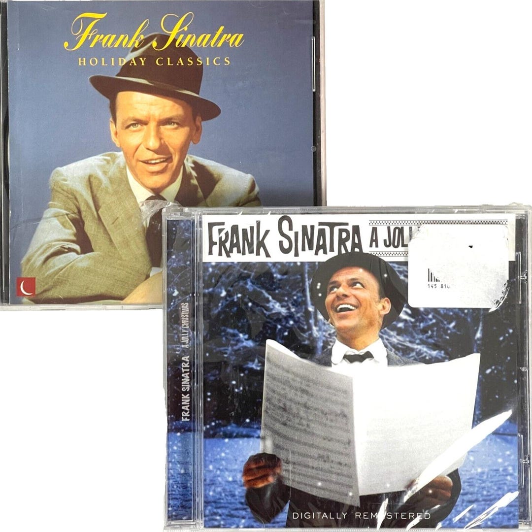 Frank Sinatra 2 Christmas CD Bundle Holiday Classics 1993 + A Jolly ...