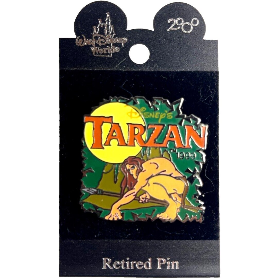 Tarzan 1999 Walt Disneyland World Retired Vintage Enamel Lapel Pin on ...