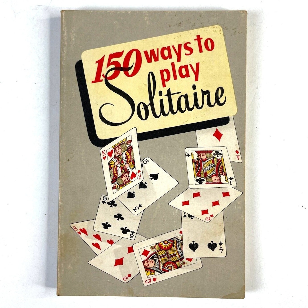 150 Ways to Play Solitaire Vintage Pb Book 1950 Assoc American Playing ...