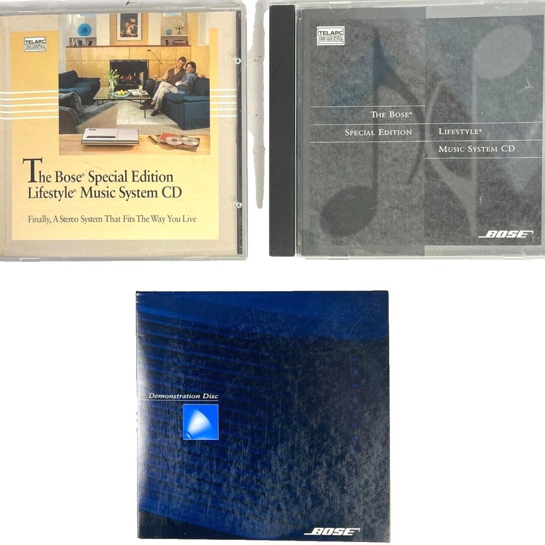 Bose Wave Radio 3 Promo CD Bundle Demonstration Special Edition ...