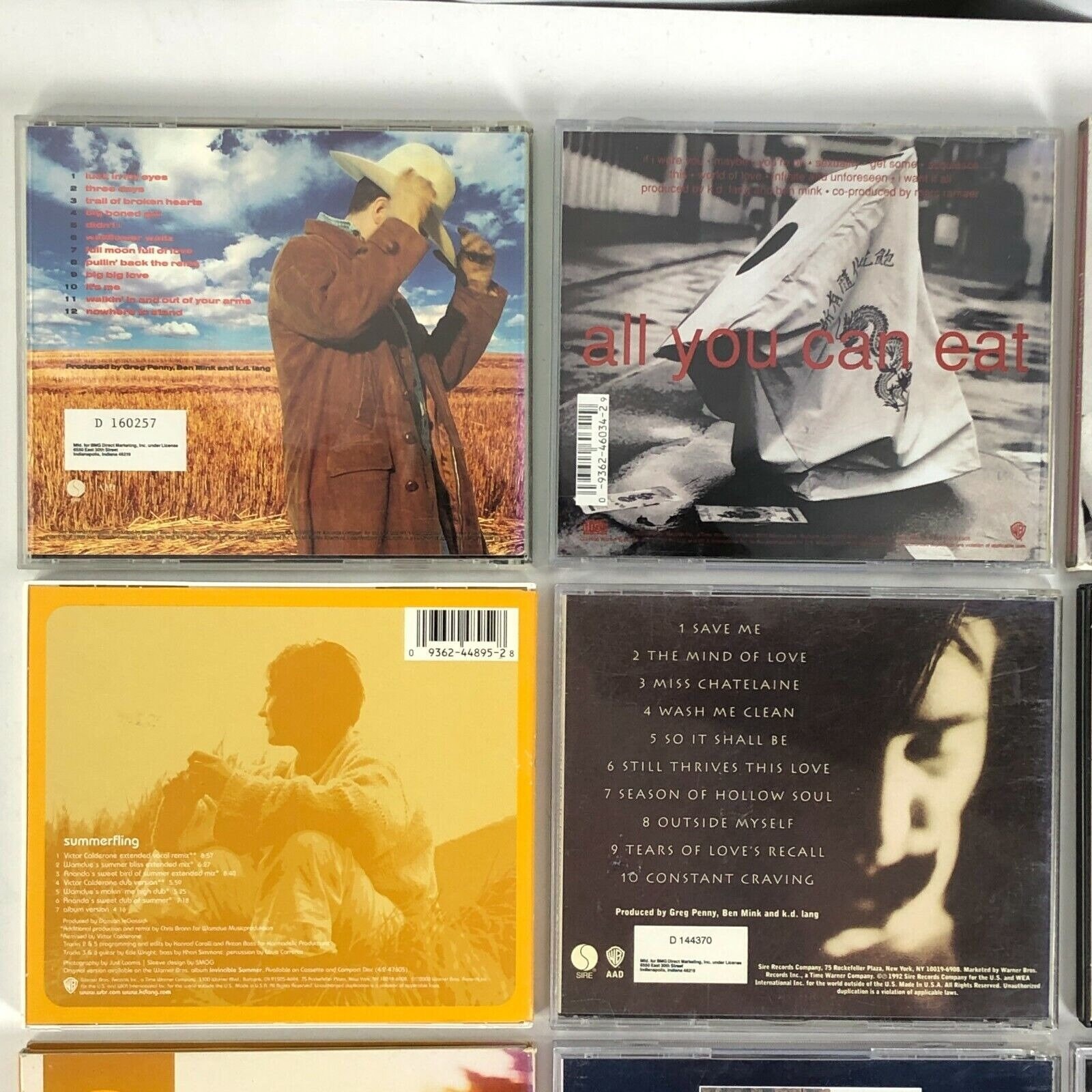 KD Lang VIP All Excess Passes 11 CD Bundle Ingenue Live Torch ...