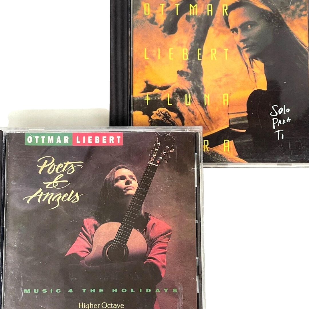Ottmar Liebert Luna Negra 2 CD Bundle Poets Angels Christmas Solo Para Ti 1990-1992 Flamenco - Etsy