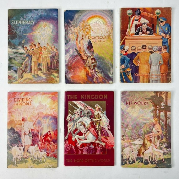 Jehovahs Witness Watchtower 7 Vintage Booklet Pamphlet Bundle - Etsy