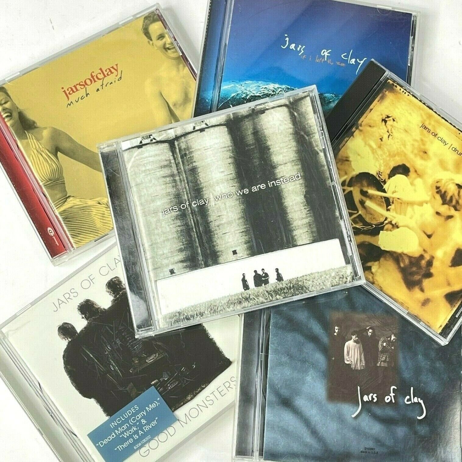 Jars of Clay 6 CD Lot Monsters Left Zoo Who We Are Instead Drummer EP ...