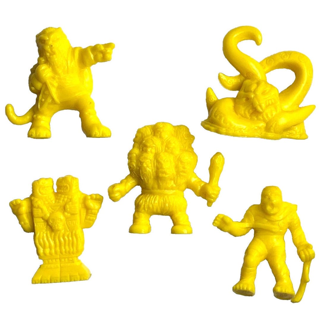 Monsters in My Pocket Vintage 5 Yellow Lot Kraken 11 Jotun Troll 12 ...