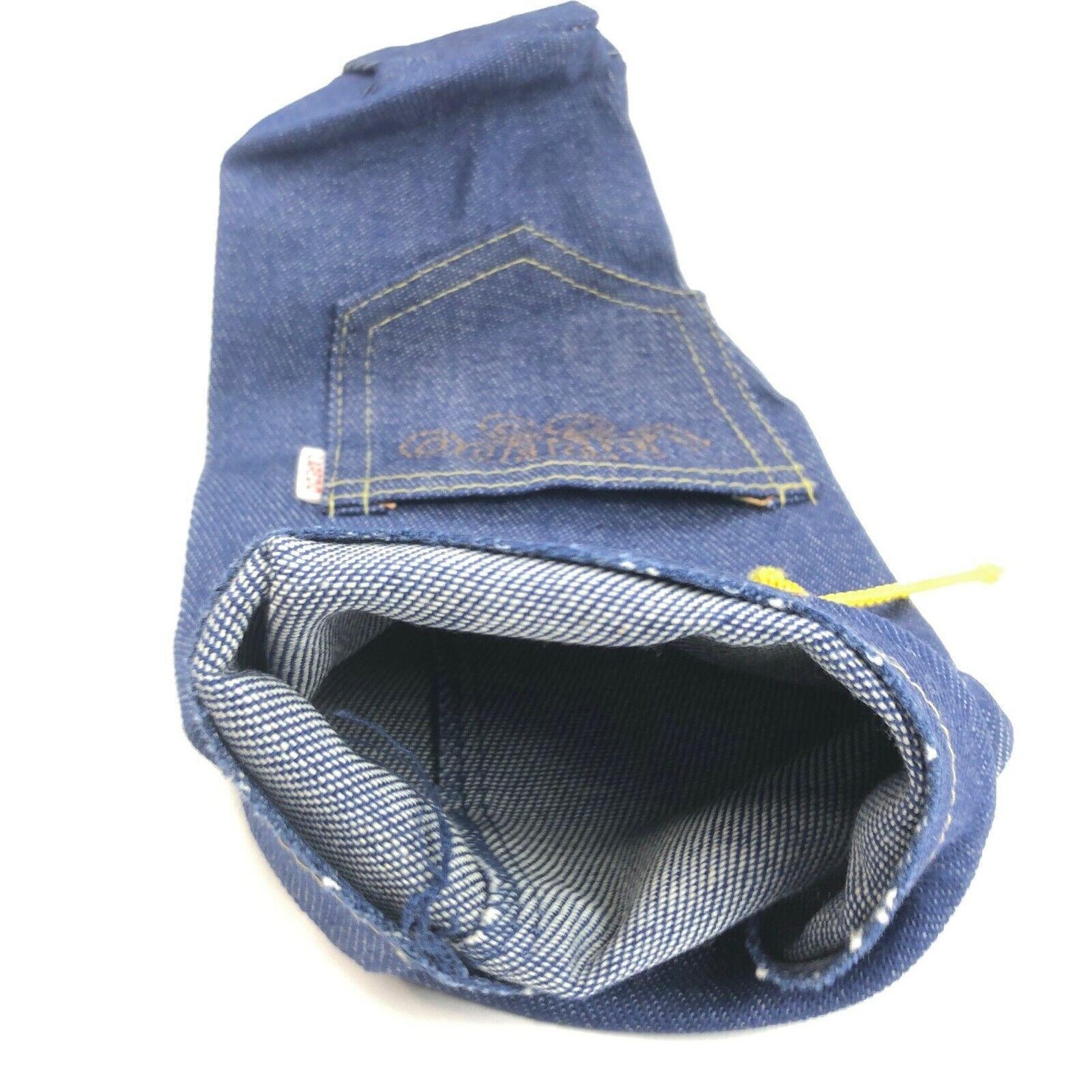 Laredo Western Wear Vintage Denim Wine Bottle Bag 1980s Jean Pocket ...