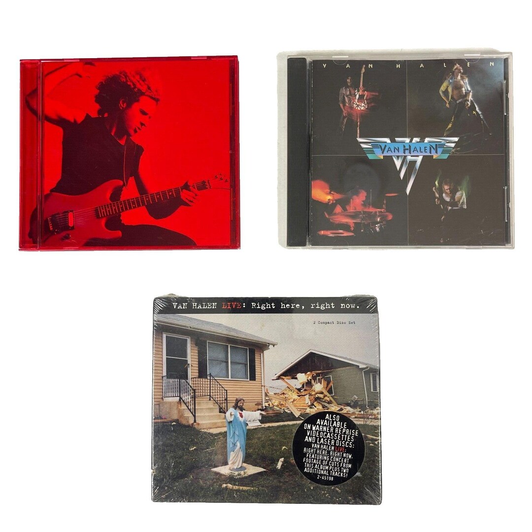 Van Halen Sammy Hagar 3 CD Bundle Debut + Right Here Now Live ...