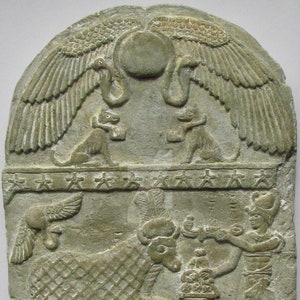 History Egyptian Diocletian Offering Mummy Buchis Bull Plaque Artifact ...