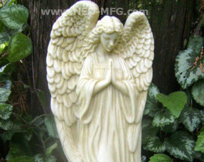 Praying Angel Wall Art Sculpture Frieze Plaque Home Decor 15" Neo-mfg ...