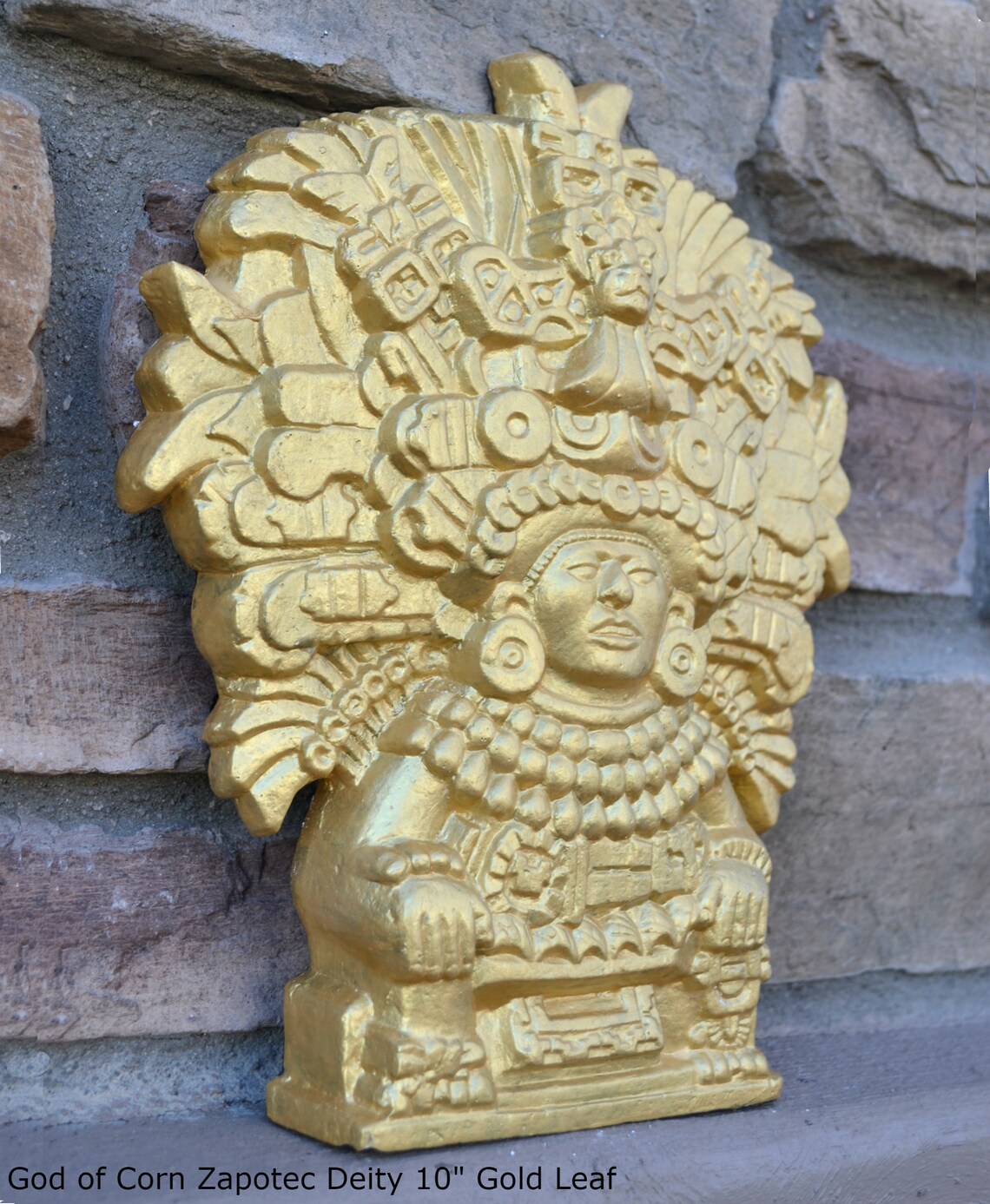 History Aztec Maya Mesoamerica God of Corn Zapotec Deity Vessel Wall ...
