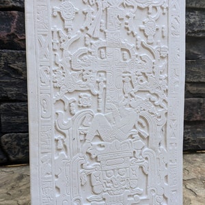 History Aztec Mayan Sarcophagus of King K’inich Janaab’ Pakal Wall ...