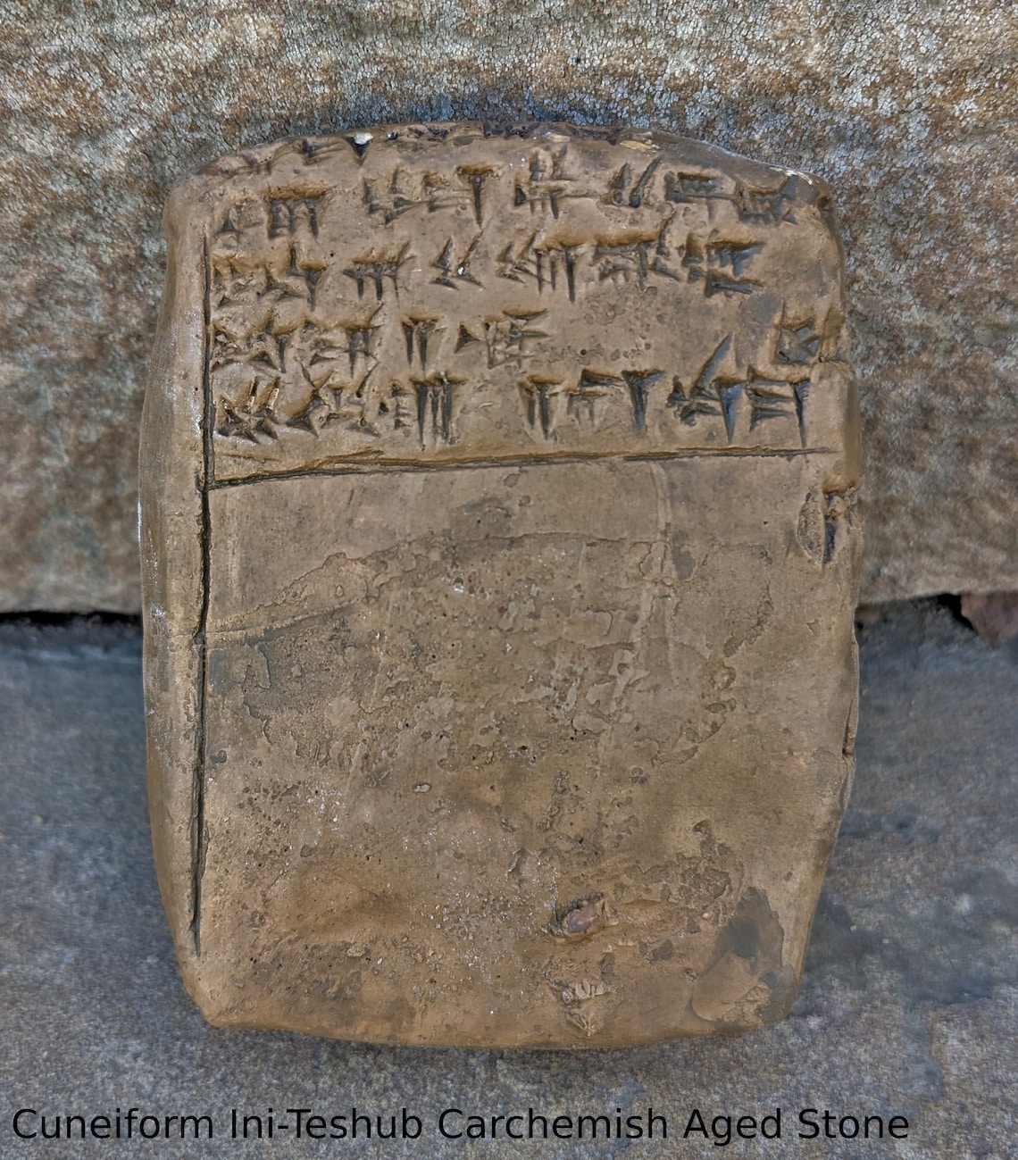Babylonian Cuneiform Ini-teshub of Carchemish Sculpture Www.neo-mfg.com ...