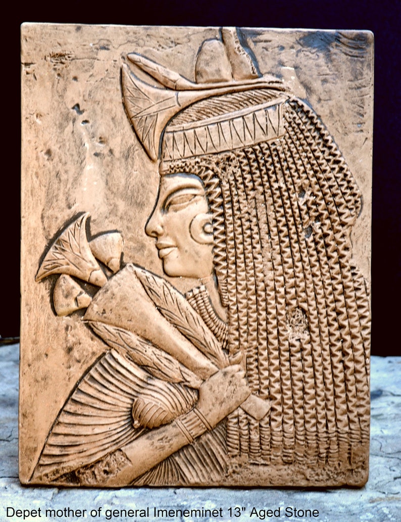 History Egyptian Depet Mother of General Imeneminet Plaque | Etsy