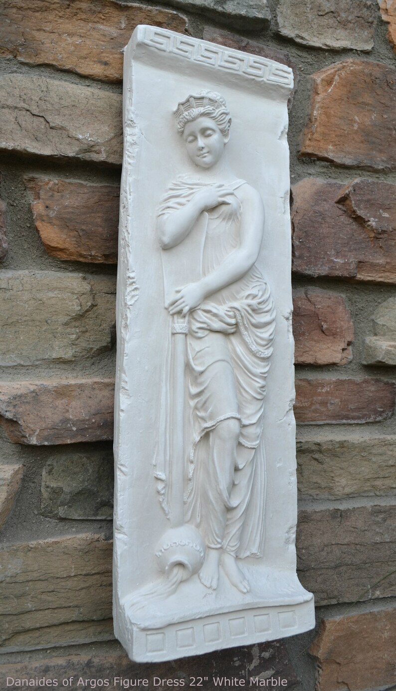 Roman Greek Carved Nymph Fountain of Innocents Danaides of Argos Dress ...