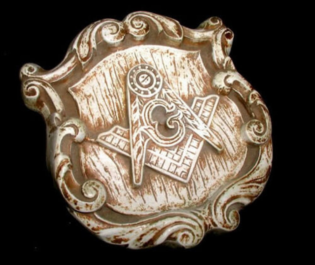 Mason Masonic Freemason Lodge Symbol Sign Temple Sculpture Art Plaque ...