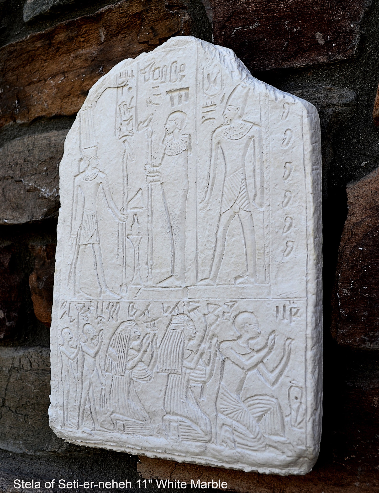 Egyptian Stela of Seti-er-neheh Carving Fragment 11" Www.neo-mfg.com ...