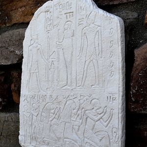 Egyptian Stela of Seti-er-neheh Carving Fragment 11" Www.neo-mfg.com ...